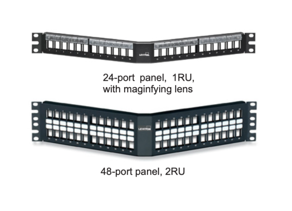 Leviton - Angled QUICKPORT™ Patch Panels - RWL Advanced Solutions