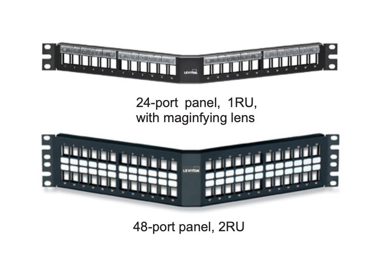 Leviton - Angled QUICKPORT™ Patch Panels - RWL Advanced Solutions